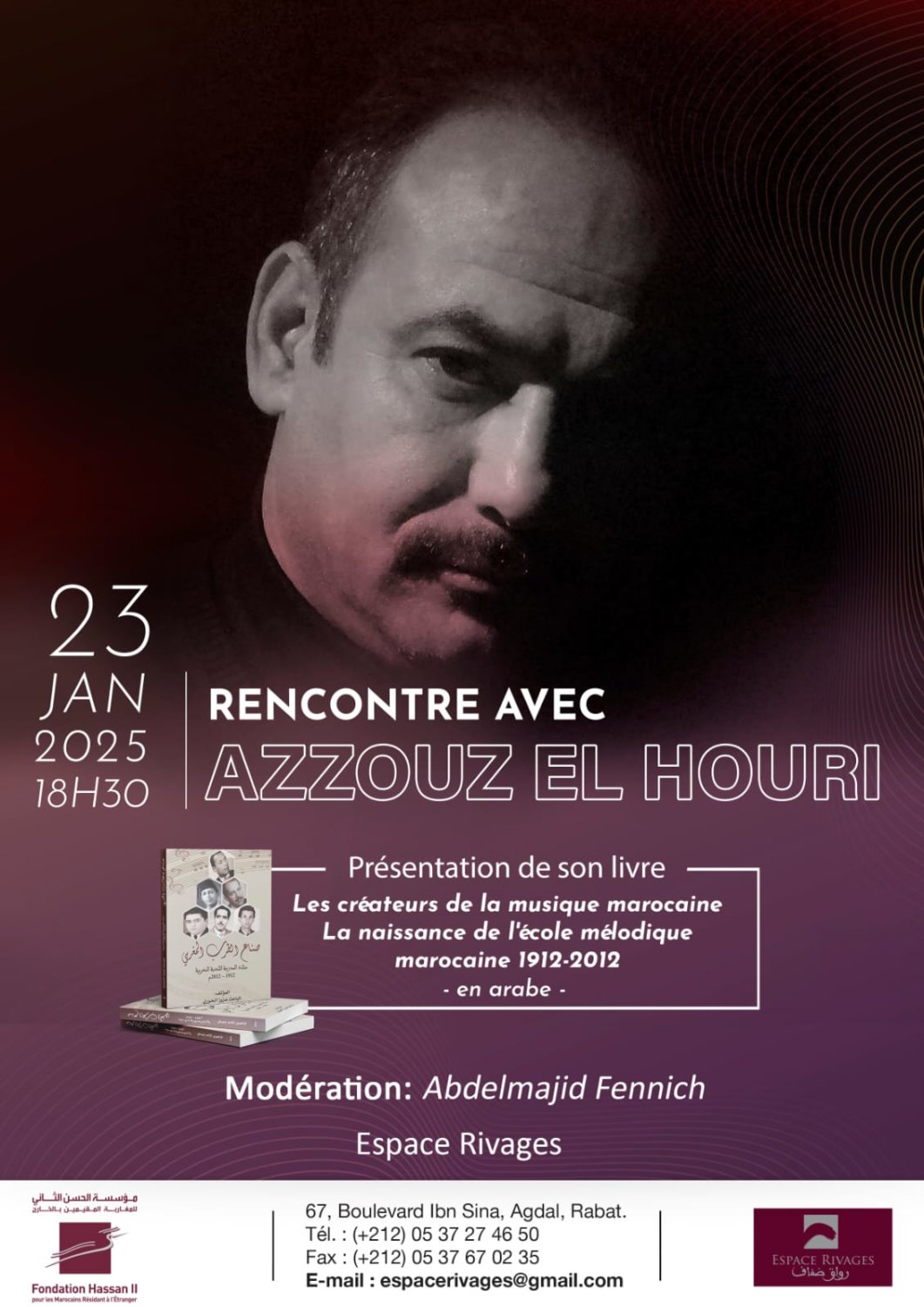 Le belgo-marocain Azzouz El Houri présente son livre à l'espace Rivages ...